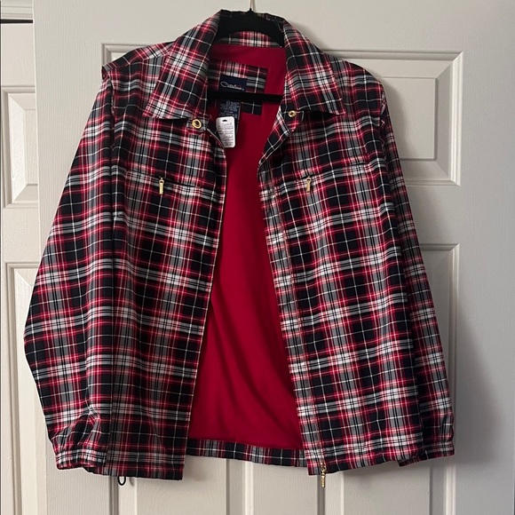 Catalina | Jackets & Coats | Catalina Red And Black Plaid Fabric | Poshmark